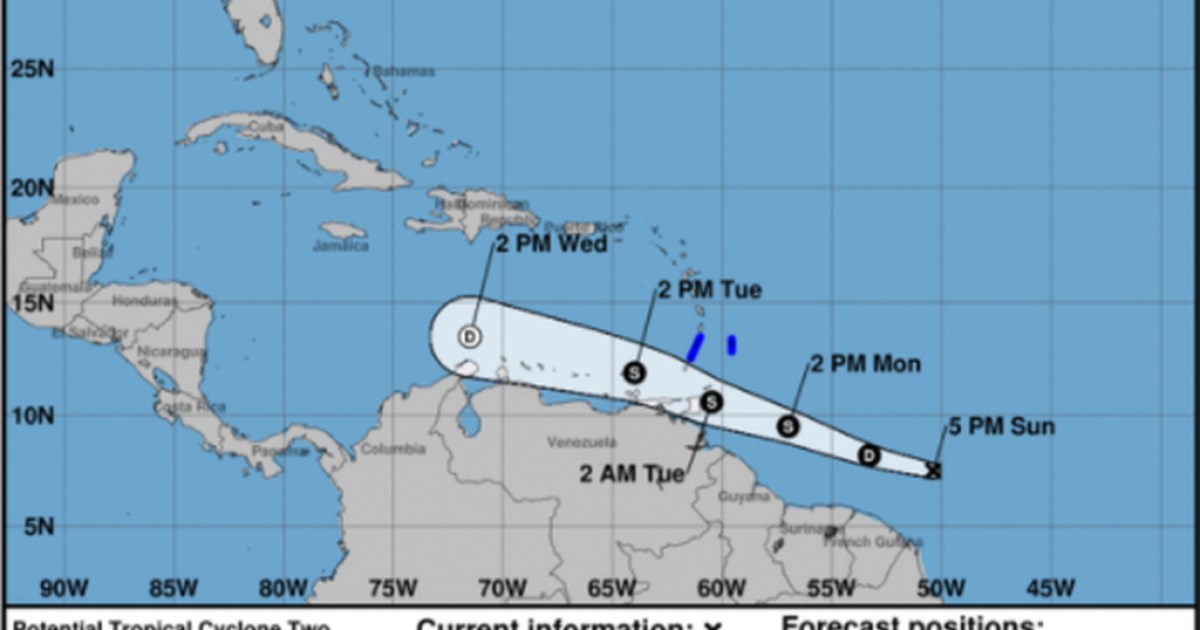 Tropical Storm Approaches St Lucia - Loop News