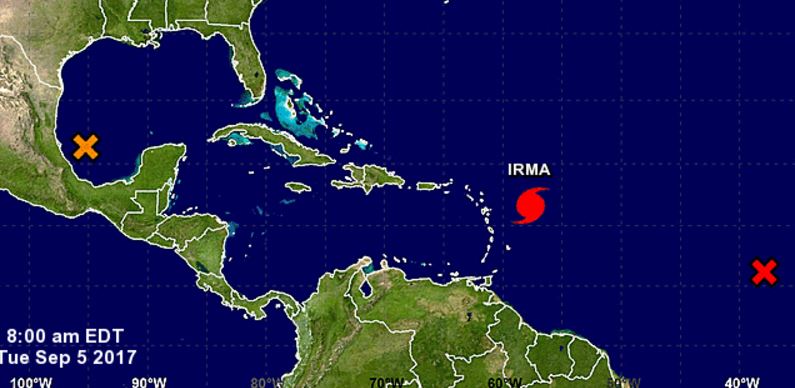 Hurricane Irma strengthens to extremely dangerous category 5 storm-NHC ...