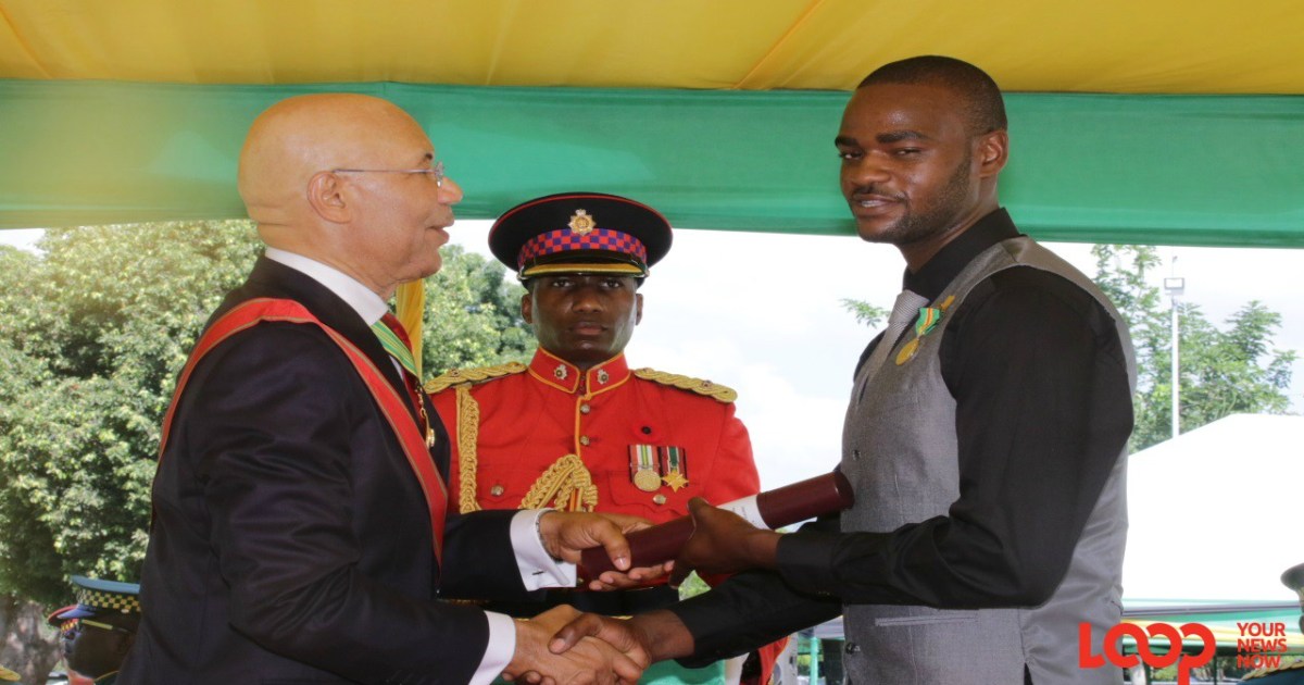 Trench Town hero Tremayne Brown honoured at Kings House - Loop News