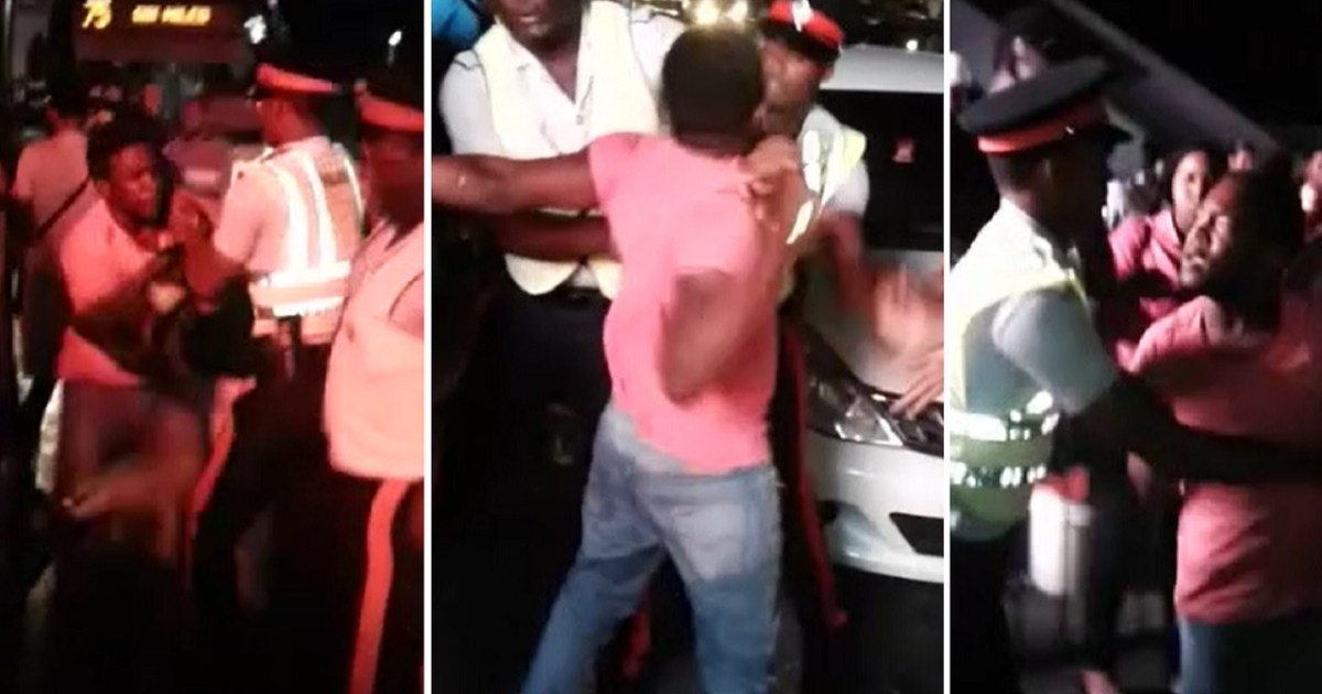 'Officer, wah yah duh!': Man 'bad up' cops while resisting arrest ...