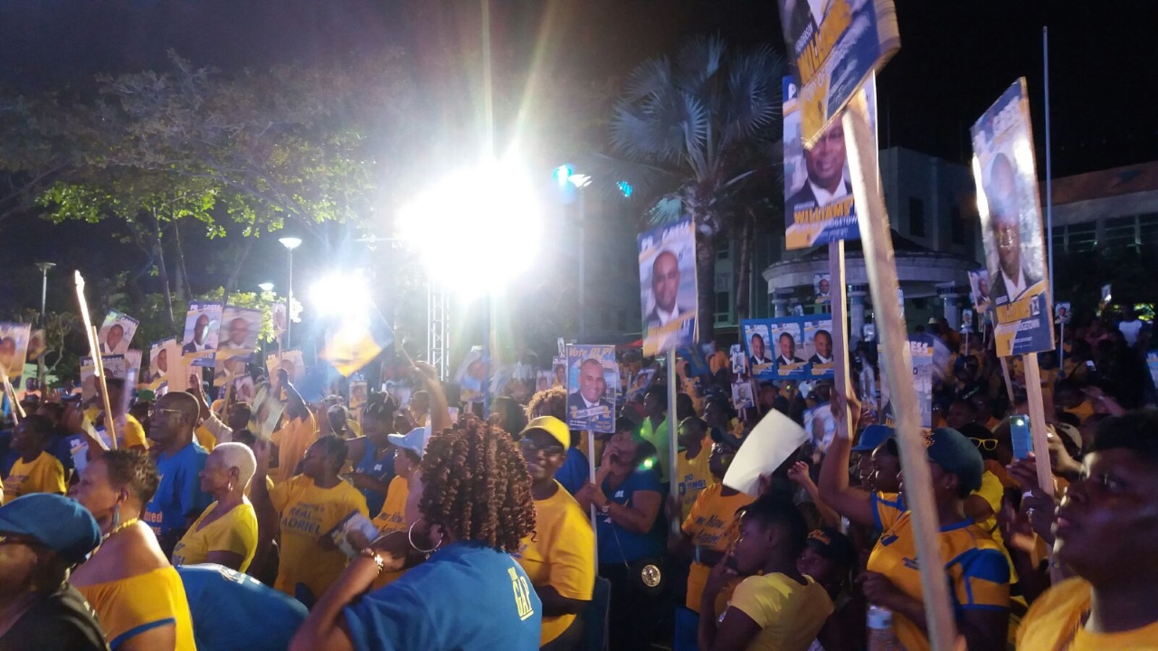 WATCH: DLP kicks off final rally with animated crowd - Loop News