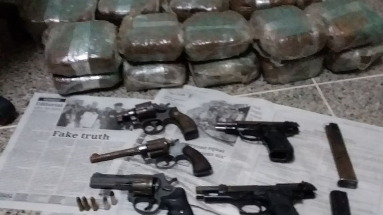 Marijuana, guns found in Cedros - Loop News
