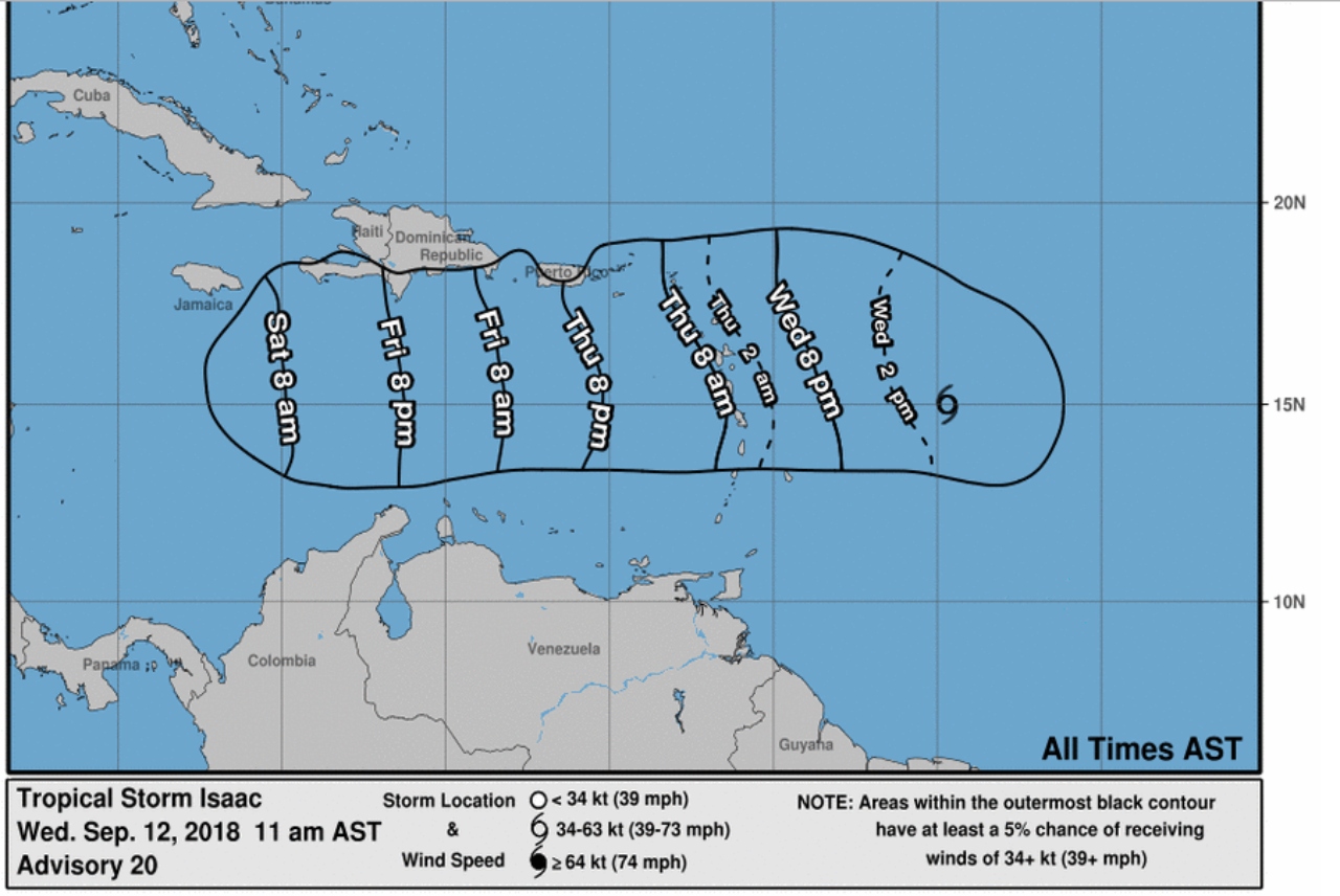 Hurricane hunter flies through Tropical Storm Isaac and shows a shift ...