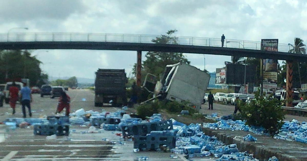 NCRHA: 48 people injured in Uriah Butler Highway crash - Loop News