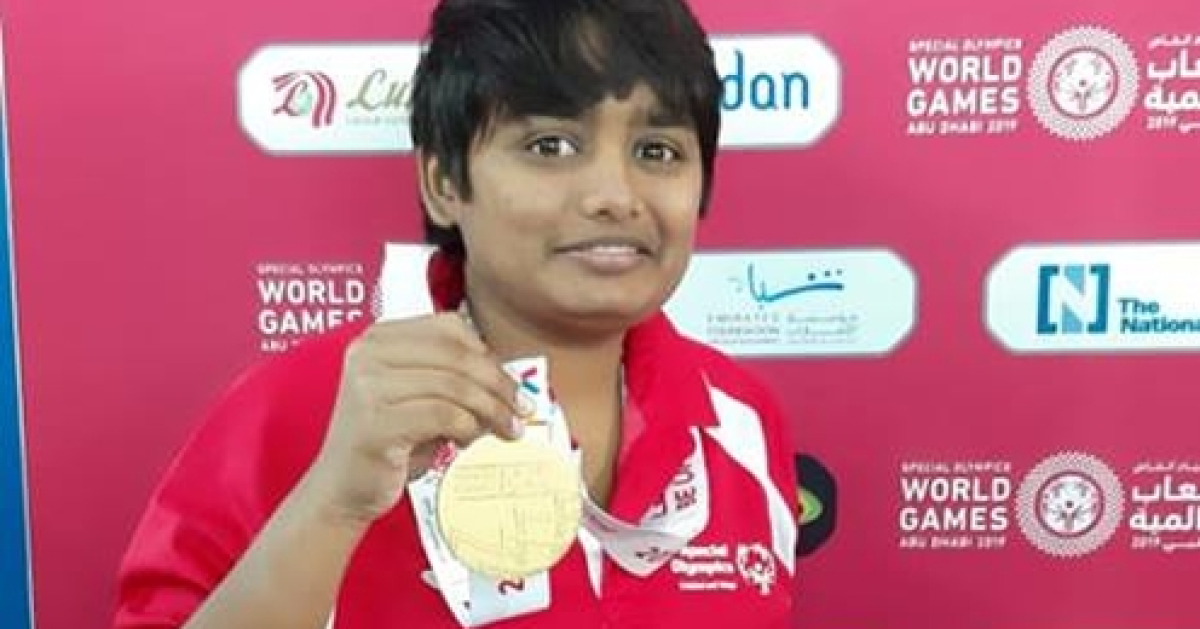T&T swimmer Melissa Nanan wins gold medal at Special Olympic Games ...