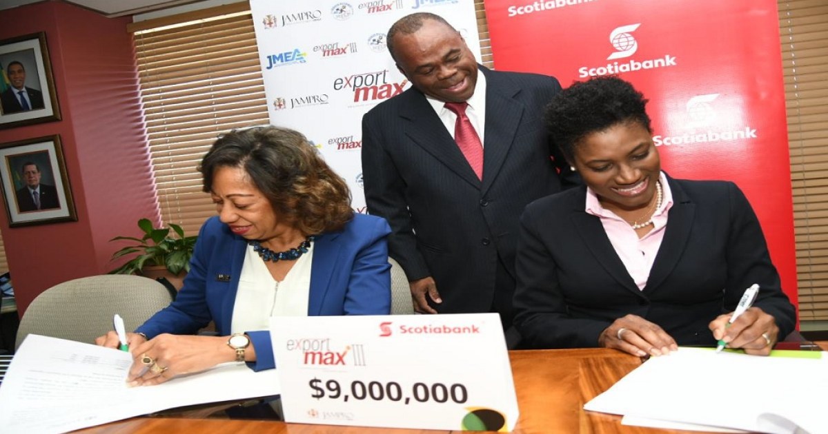 Scotiabank gives $9 million towards JAMPRO’s Export Max III - Loop News