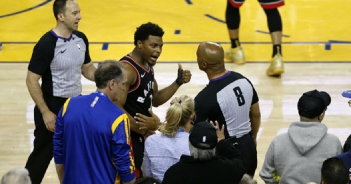 Warriors' Stevens banned for one year, fined $500k after shoving Lowry ...