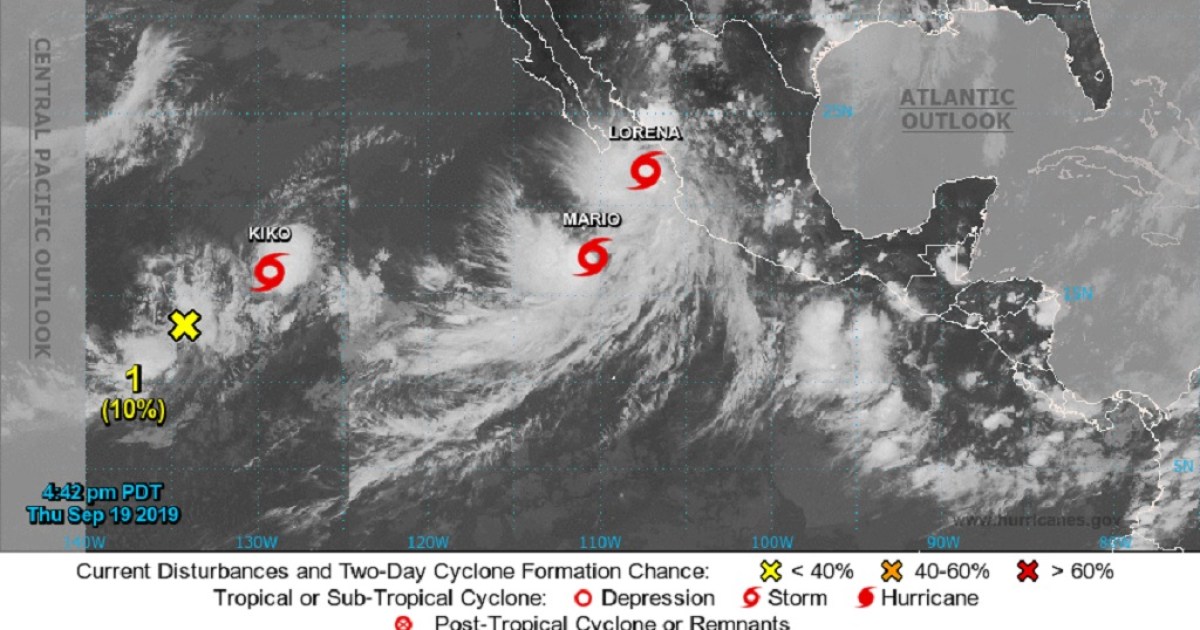 Three Tropical Storms whirl in Eastern Pacific - Loop News