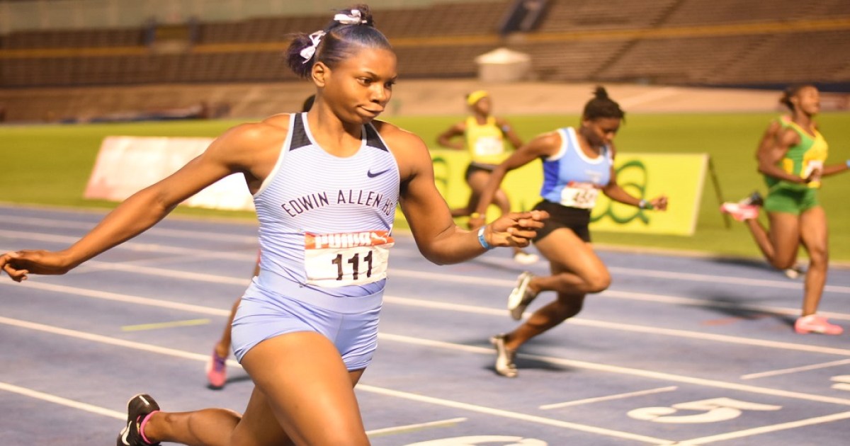 Kevona Davis and DeAndre Watkin win U20 100m titles at Carifta Trials ...