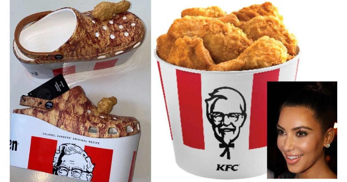 Kim Kardashian reveals KFC Crocs and the reactions are mixed! - Loop News