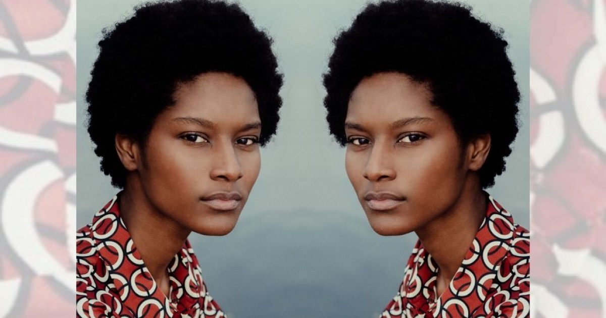 Martiniquan Saint International model Aurelie Giraud poses for Kinfolk ...