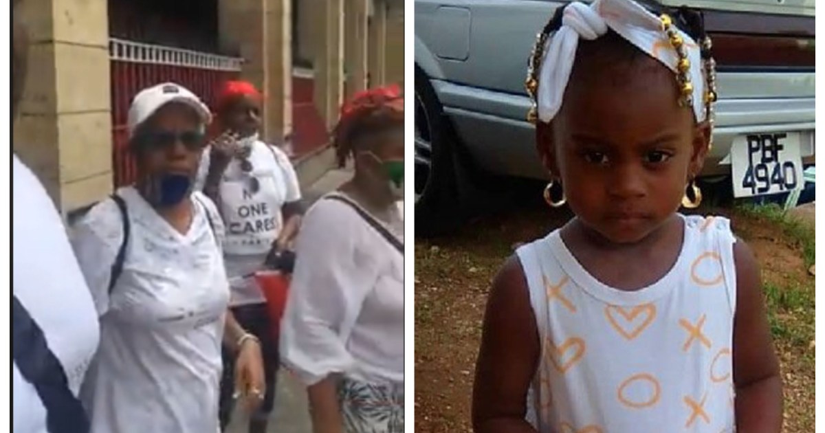 Despite sparse crowd, protesters demand justice for baby Aniya - Loop News