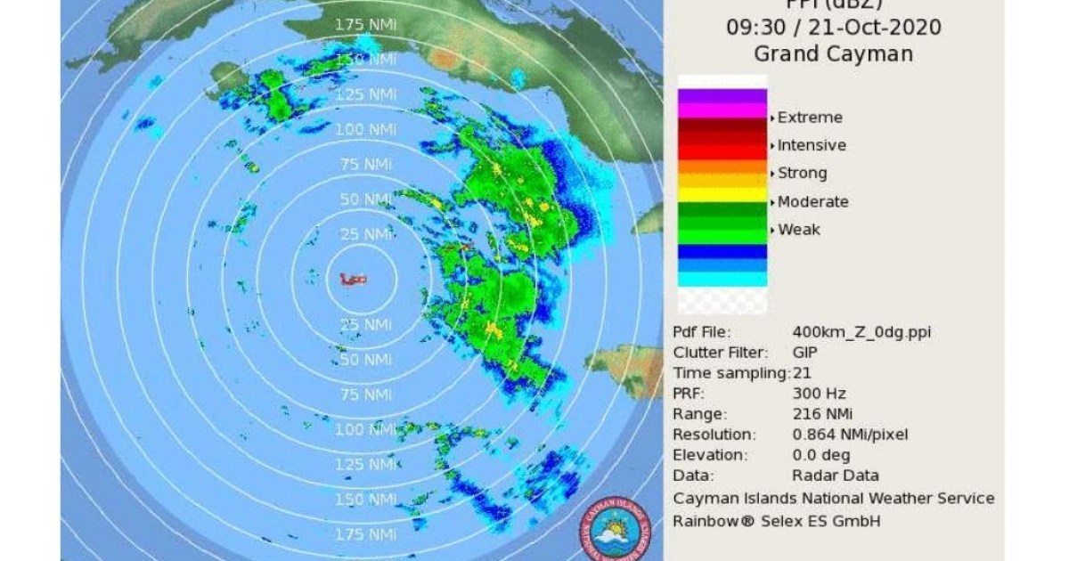 Trough across the Western Caribbean to affect Cayman today & tomorrow ...