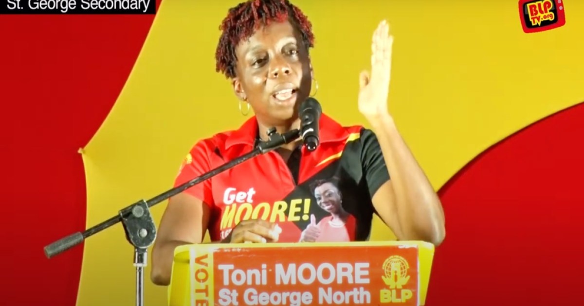 BLP candidate Toni Moore thanks party supporters ahead of by-election ...