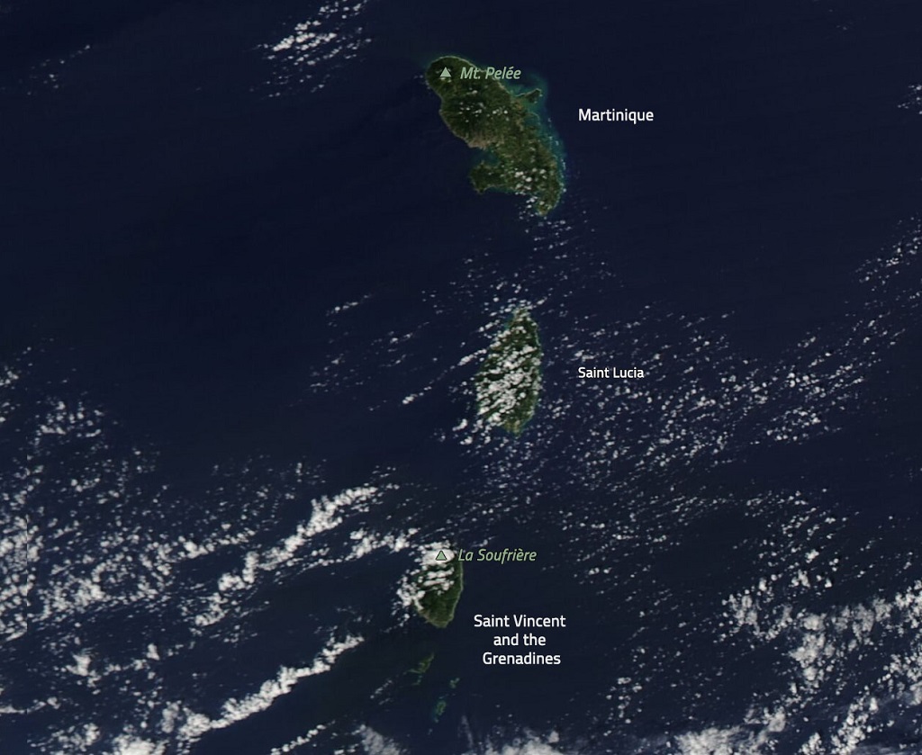 NASA monitoring two Caribbean volcanoes - Loop News