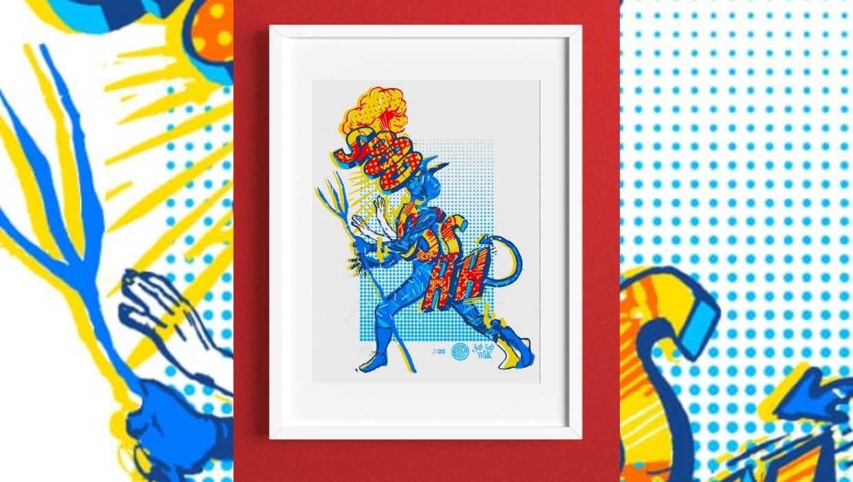 Designer Keegan Simon drops limited edition art print 'Jab Jab Walk ...