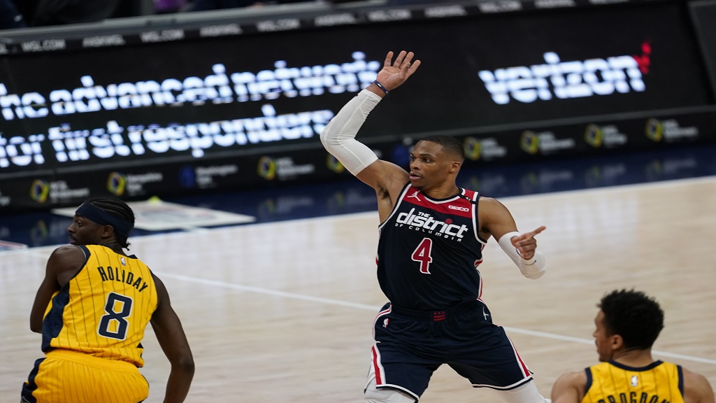 VIDEO: Harden ties Nets record, Westbrook gets historic triple-double ...