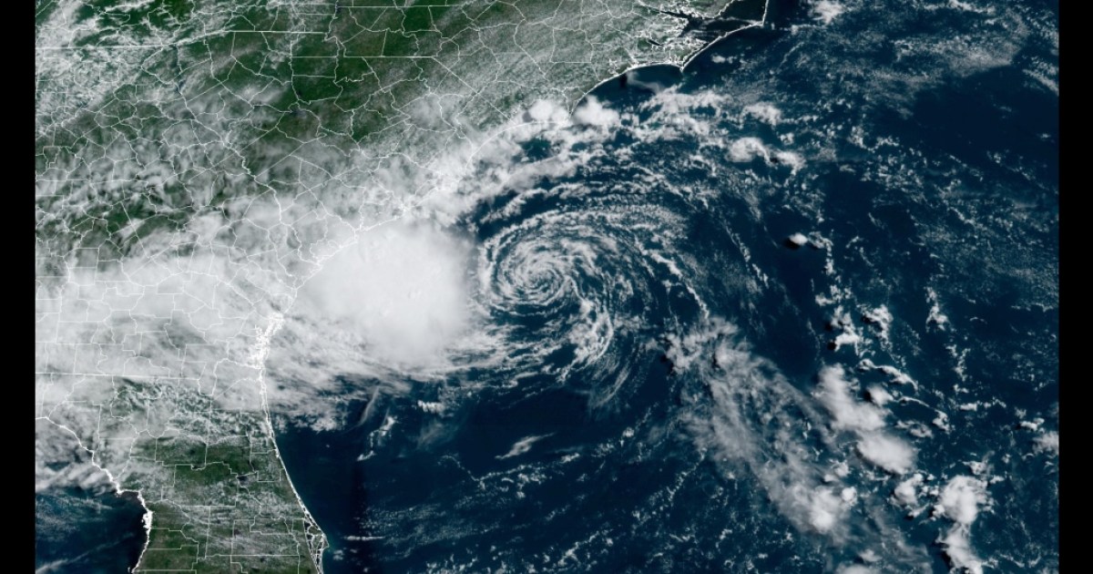 Tropical Depression Four forms near South Carolina - Loop News