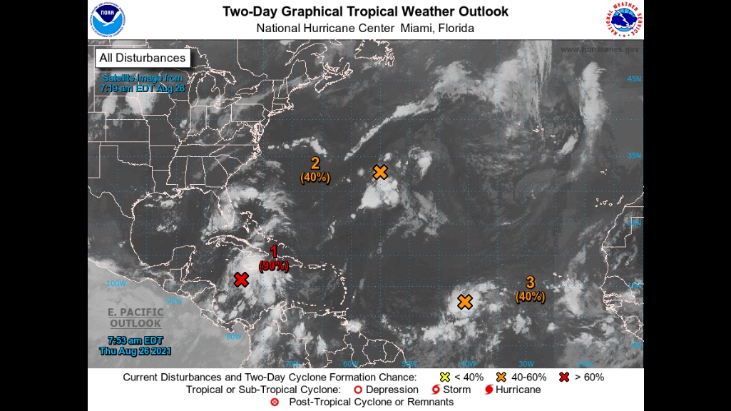 NHC forecast latest tropical storm could form today - Loop News