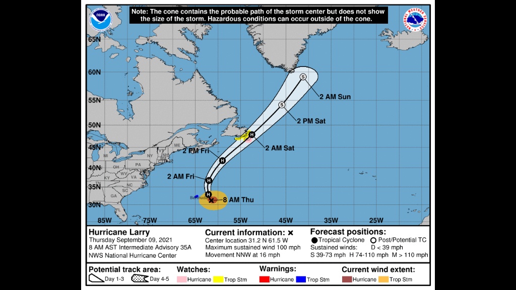 NHC: Bermuda to experience tropical storm conditions today - Loop News