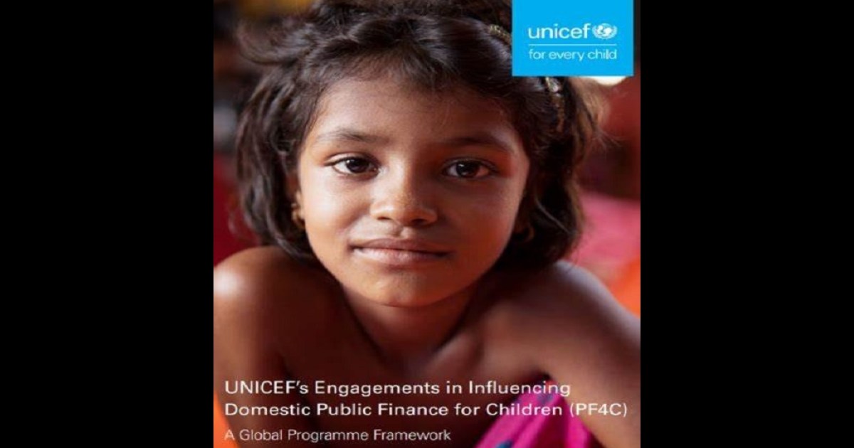UNICEF unveils Public Finance for Children Programme - Loop News