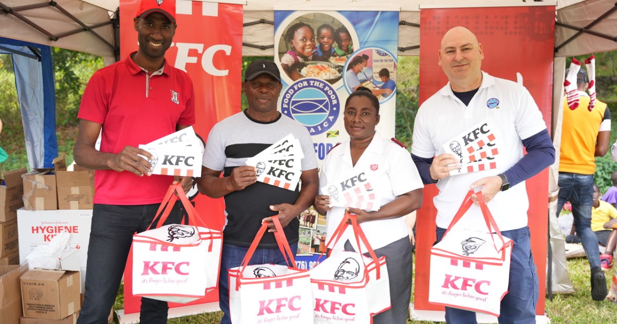 A season of giving: KFC donates 1,300 meals to Food for the Poor - Loop ...