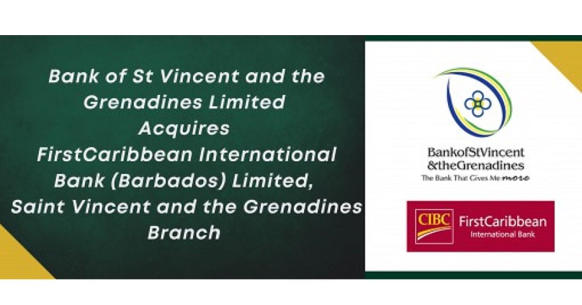 Bank of St Vincent and the Grenadines acquires FCIB branch in SVG ...