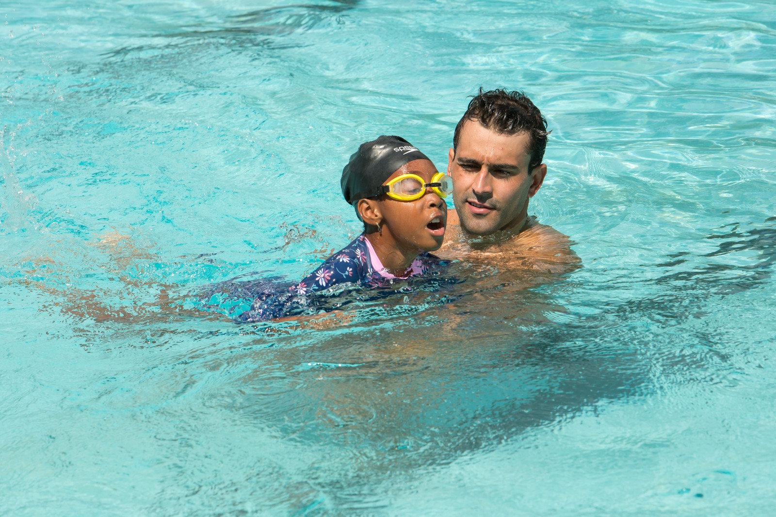 Carter works with swimmers in Diego Martin - Loop News