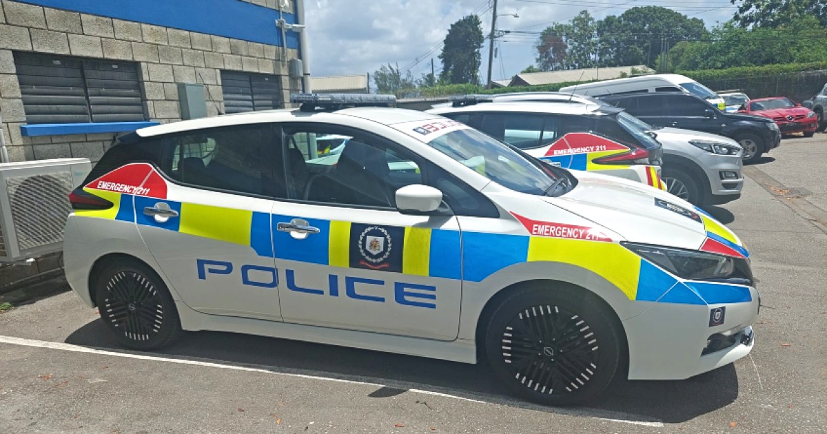 Barbados Police Service moving to electric fleet with first 2 vehicles ...
