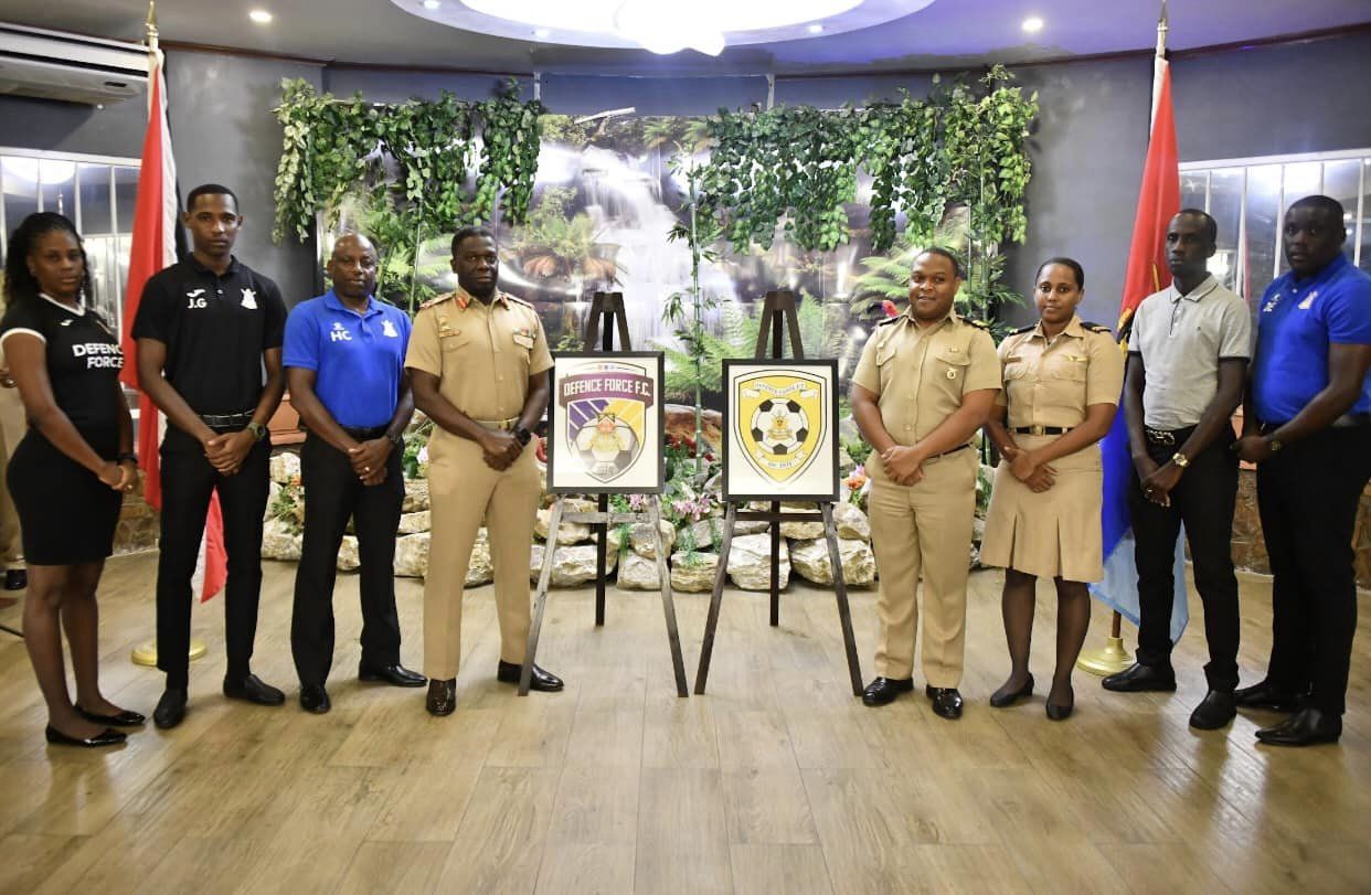 TTPFL champs Defence Force FC unveils new logo - Loop News