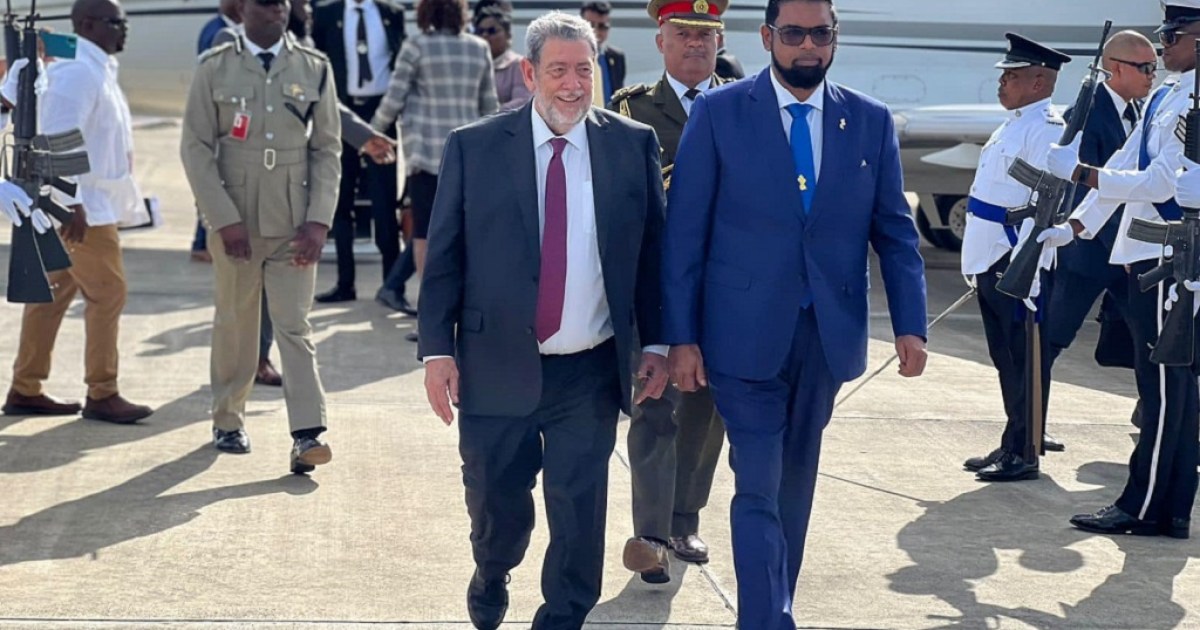 Leaders of Guyana and Venezuela arrive in St Vincent for talks - Loop News
