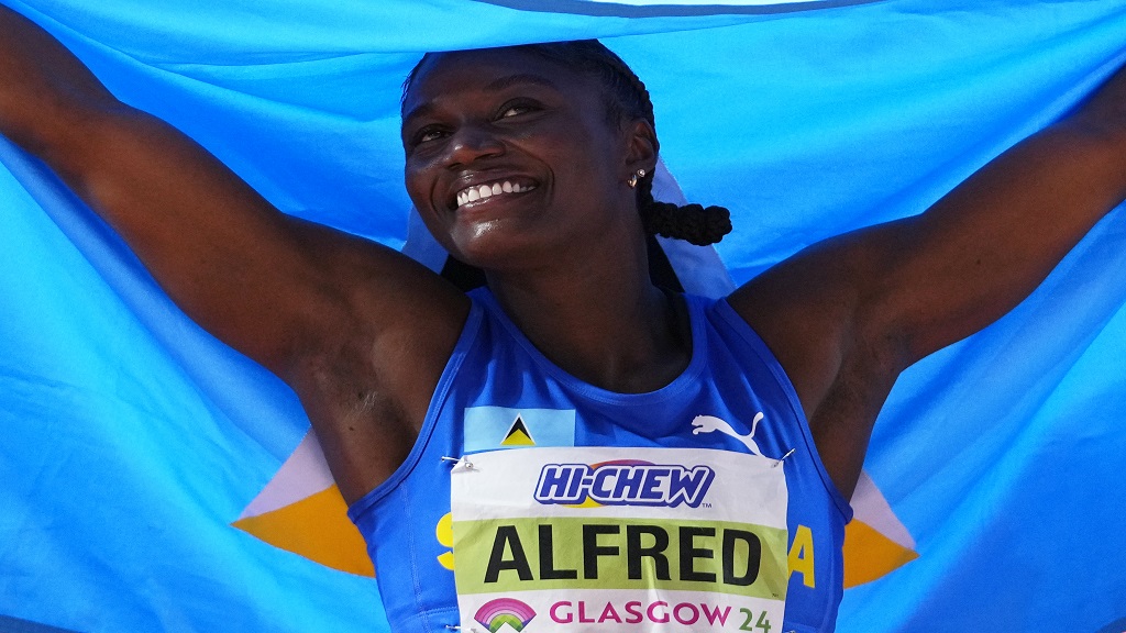Julien Alfred has Olympics on mind after winning silver at Prefontaine ...