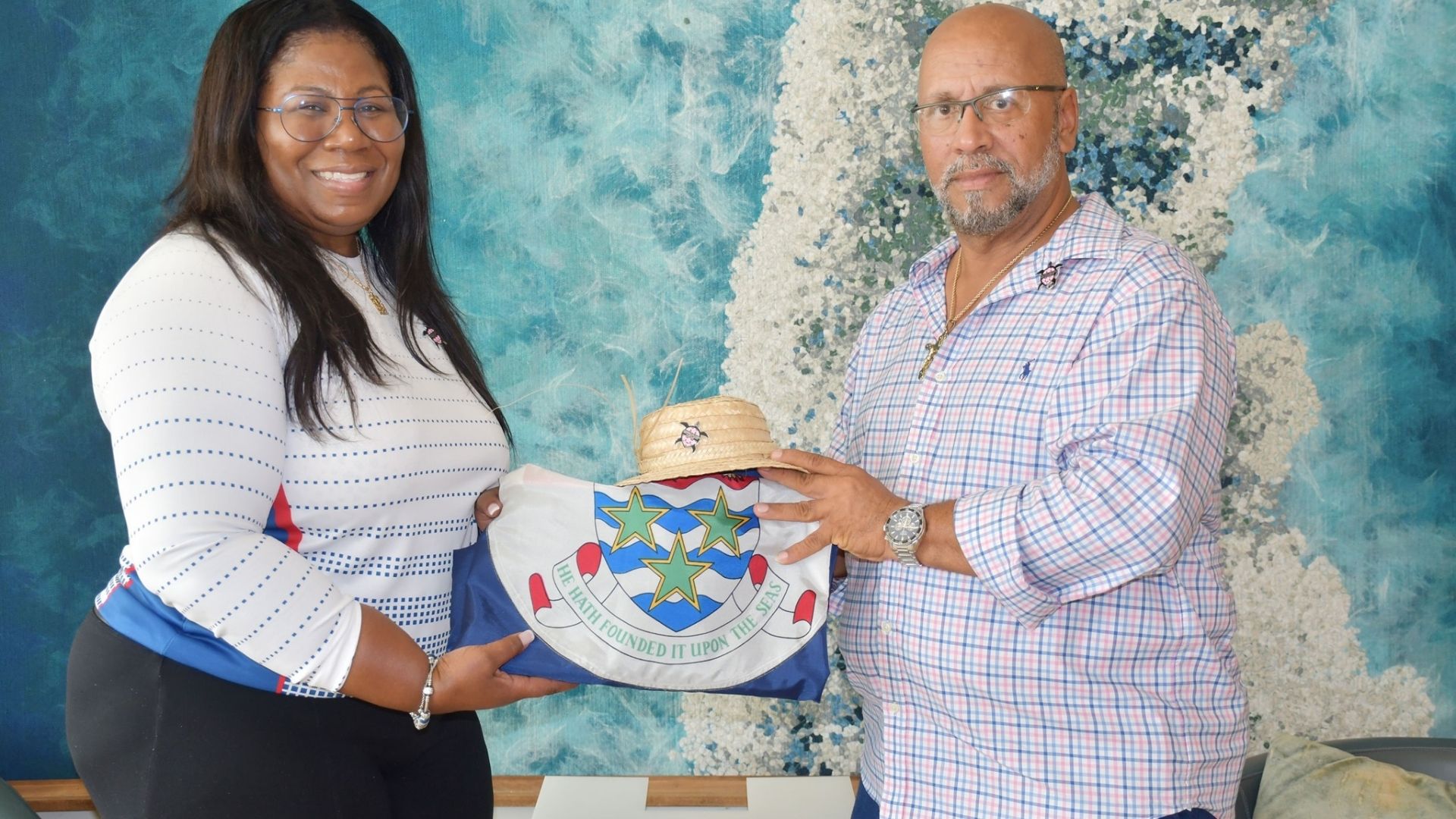 Cayman flag presented to Olympic Committee ahead of Tokyo Olympics ...