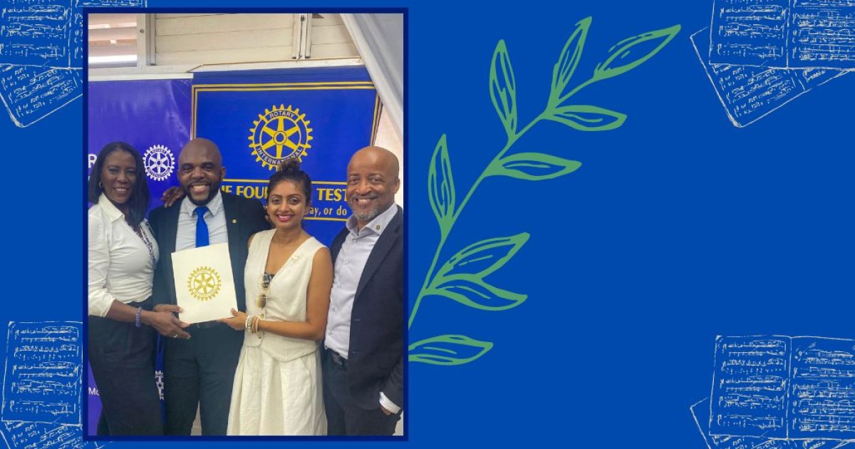 Rotary Club - MoBay welcomes CIB’s Lemar A James with open arms - Loop News