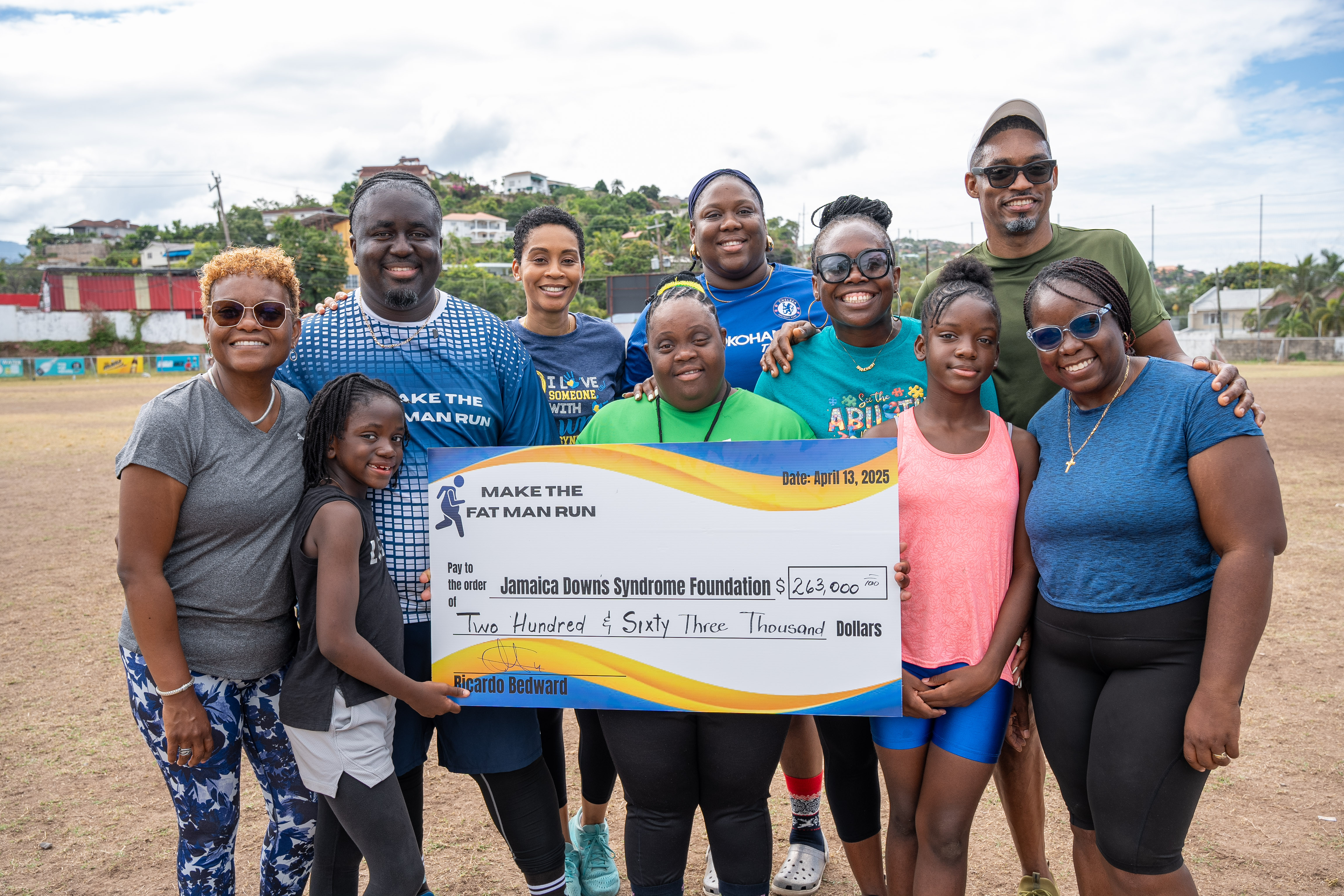 'Fat Man Run' does laps for Jamaica Down Syndrome Foundation - Loop News