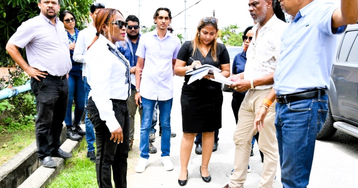 Works Minister tours Couva North, says focus to be placed on bridges ...
